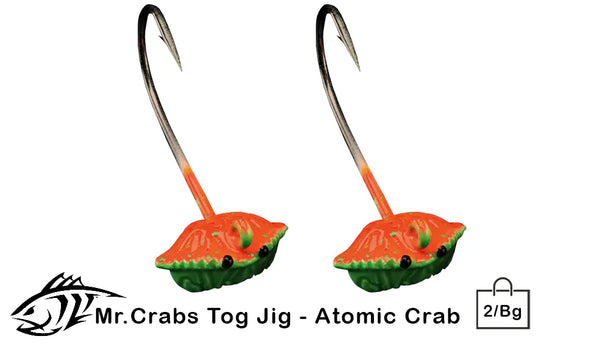 3/4oz Mr. Crabs Tog Jigs 2/Bag - Lunker City