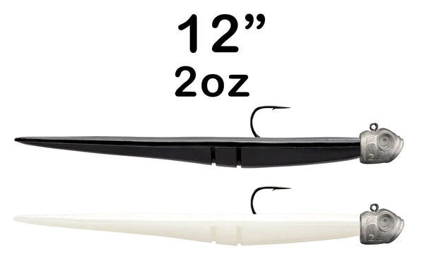 12" 2oz Pre-Rigged Slug-Go - Lunker City